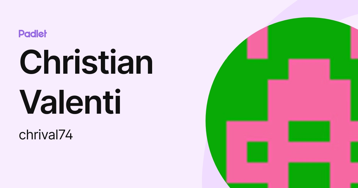 Christian Valenti (chrival74) profile | Padlet