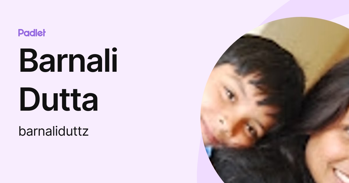Barnali Dutta (barnaliduttz) profile | Padlet