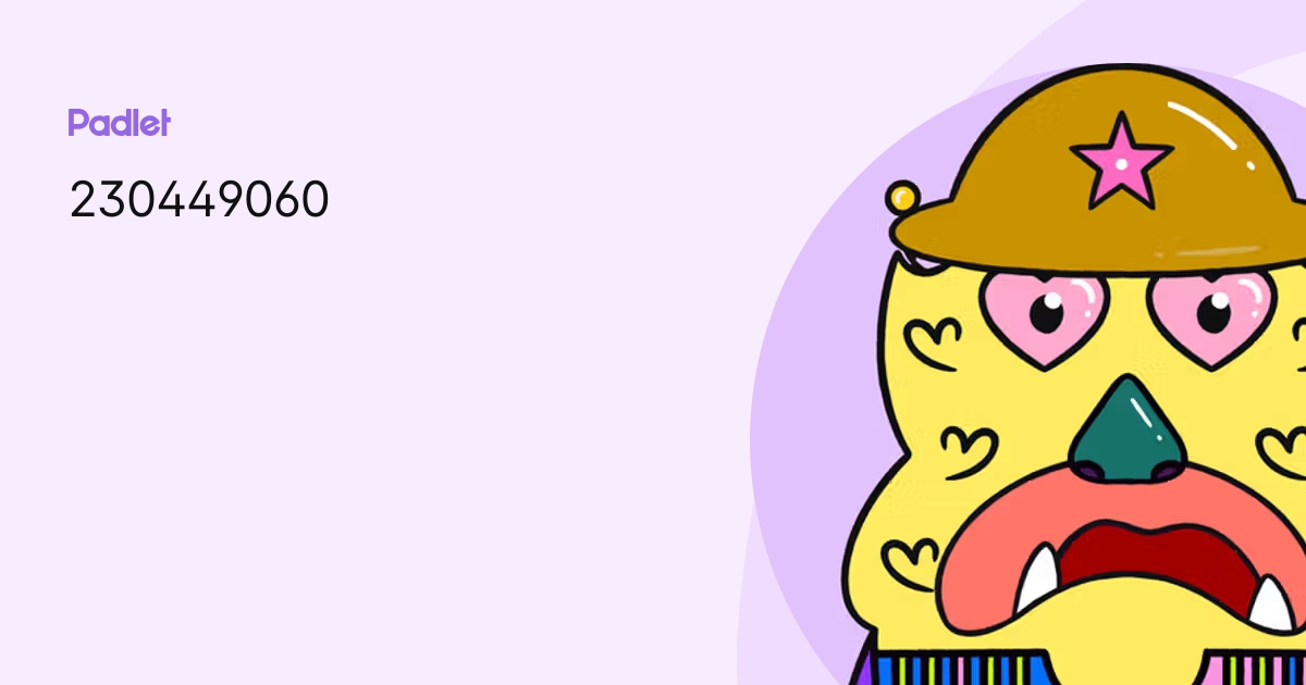 230449060 profile | Padlet