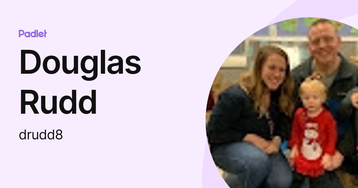 Douglas Rudd (drudd8) profile | Padlet