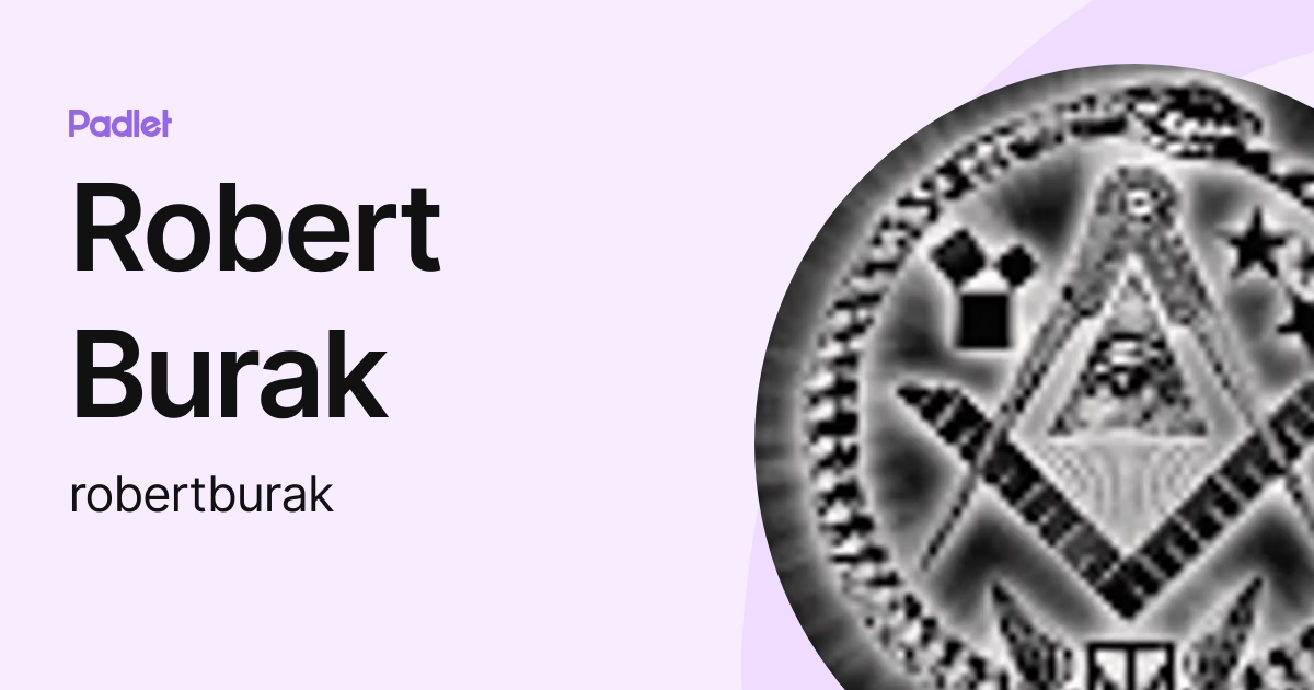 Robert Burak (robertburak) profile | Padlet