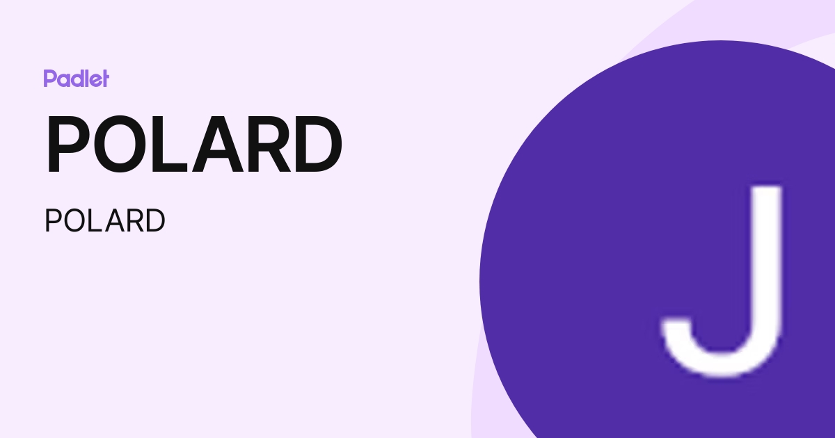 POLARD (POLARD) profile | Padlet