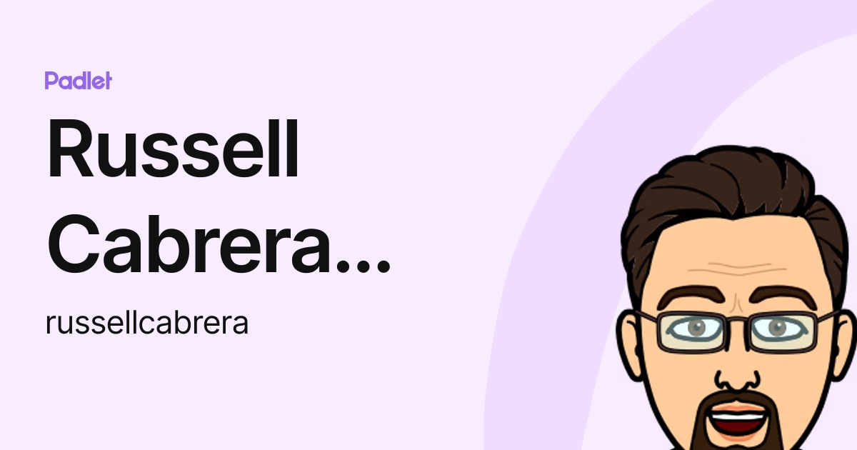 Russell Cabrera Gonzalez (russellcabrera) profile | Padlet