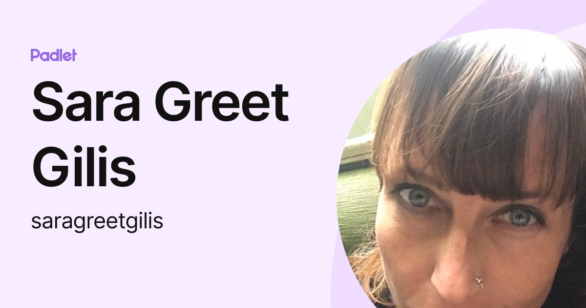 Sara Greet Gilis (saragreetgilis) profile | Padlet