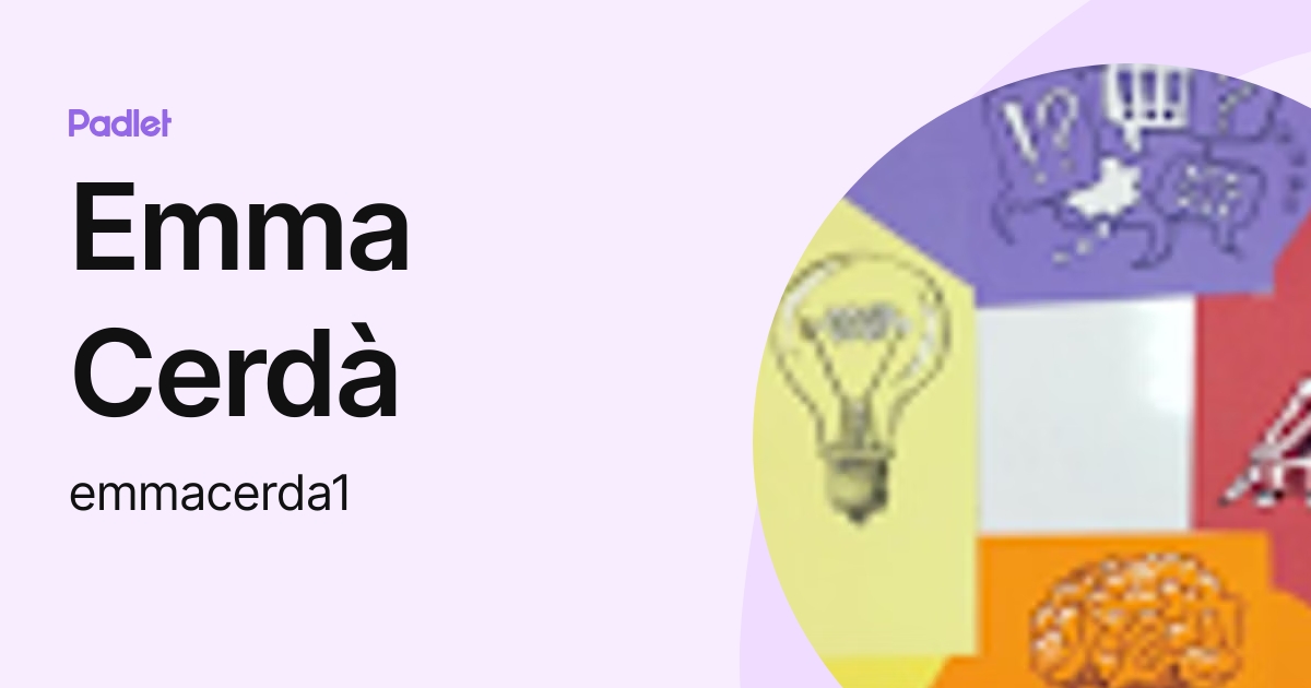 Emma Cerdà (emmacerda1) profile | Padlet
