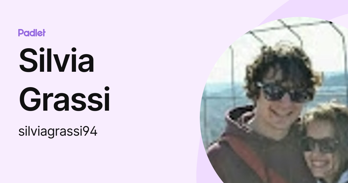 Silvia Grassi (silviagrassi94) profile | Padlet