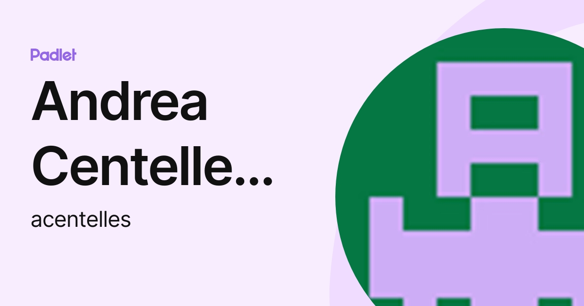 Andrea Centelles Gines (acentelles) profile | Padlet