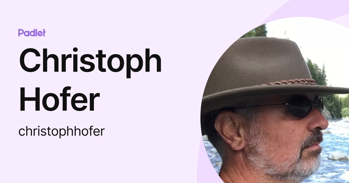 Christoph Hofer (christophhofer) profile | Padlet
