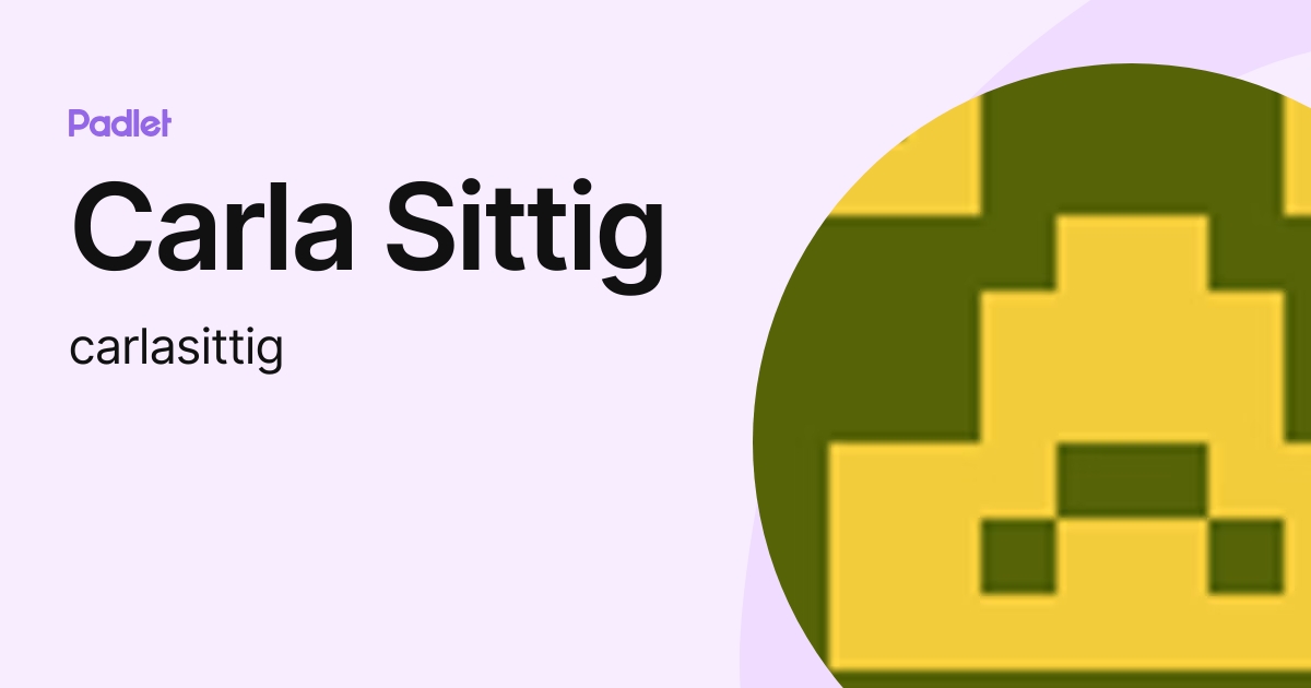 Carla Sittig (carlasittig) profile | Padlet