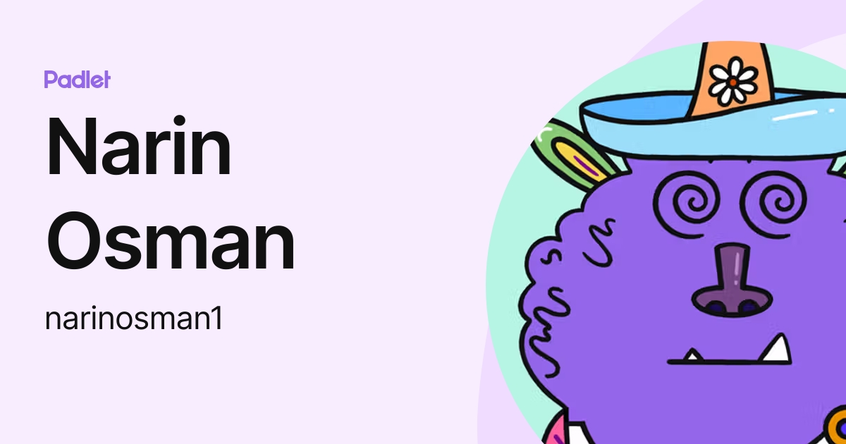 Narin Osman (narinosman1) profile | Padlet