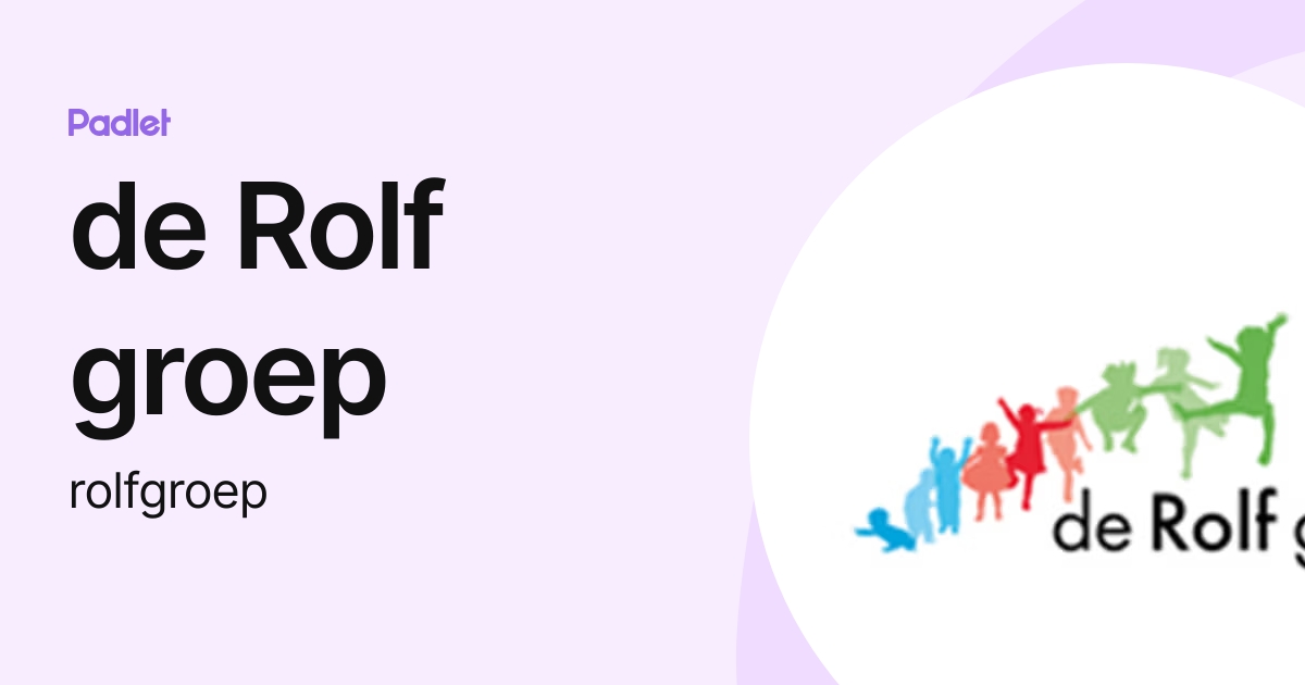 de Rolf groep (rolfgroep) profile | Padlet