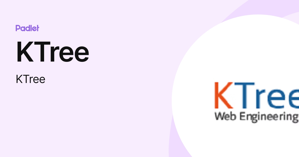 KTree (KTree) profile | Padlet