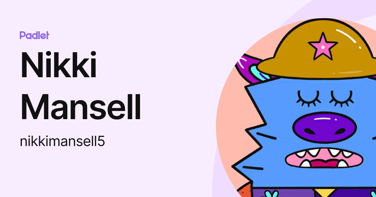 Nikki Mansell (nikkimansell5) profile | Padlet