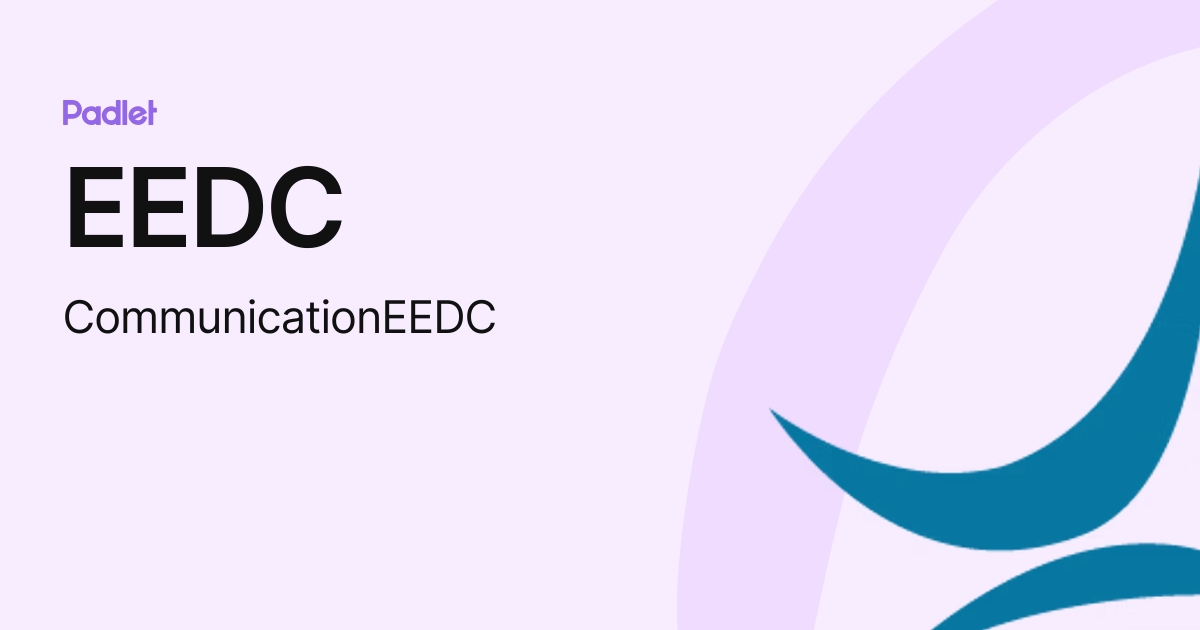 EEDC (CommunicationEEDC) profile | Padlet