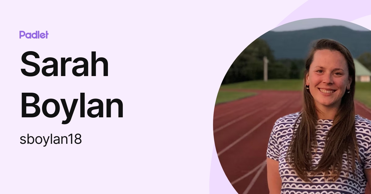Sarah Boylan (sboylan8) profile | Padlet