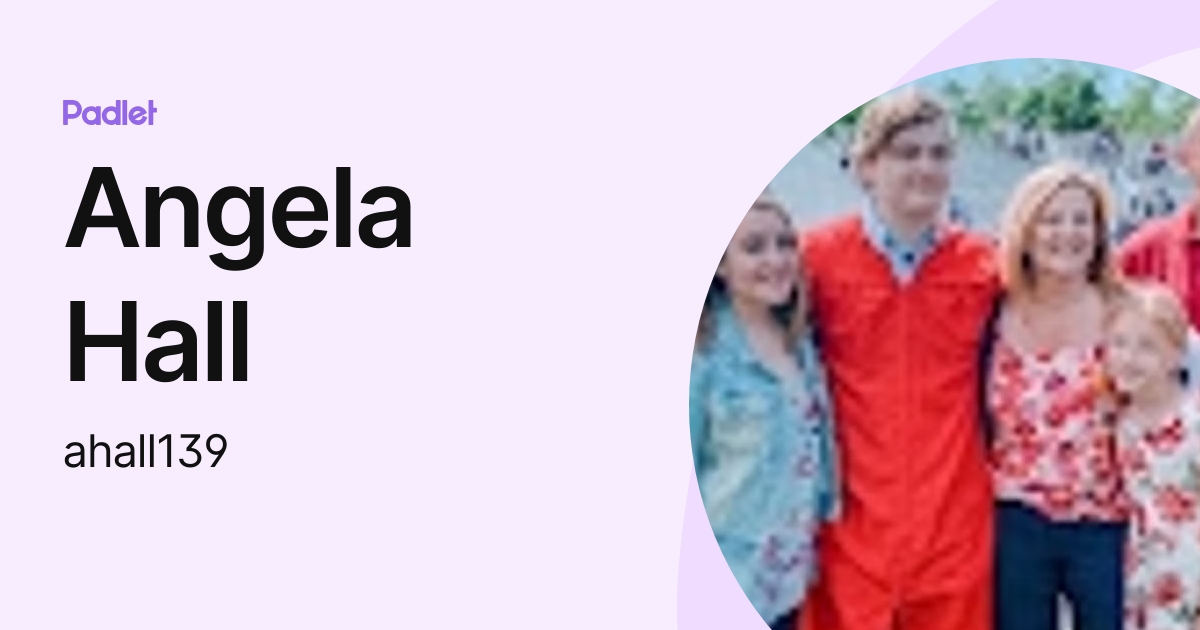 Angela Hall (ahall139) profile | Padlet