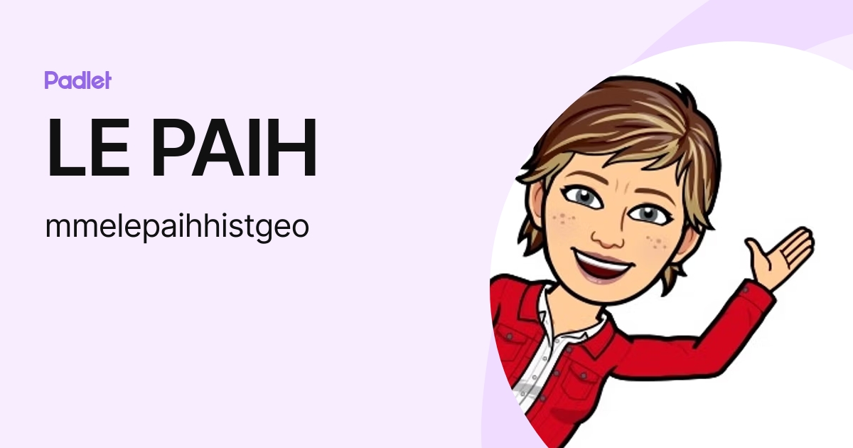 Le Paih Mmelepaihhistgeo Profile Padlet