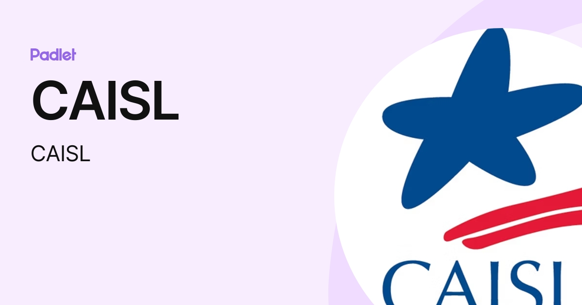 CAISL (CAISL) profile | Padlet