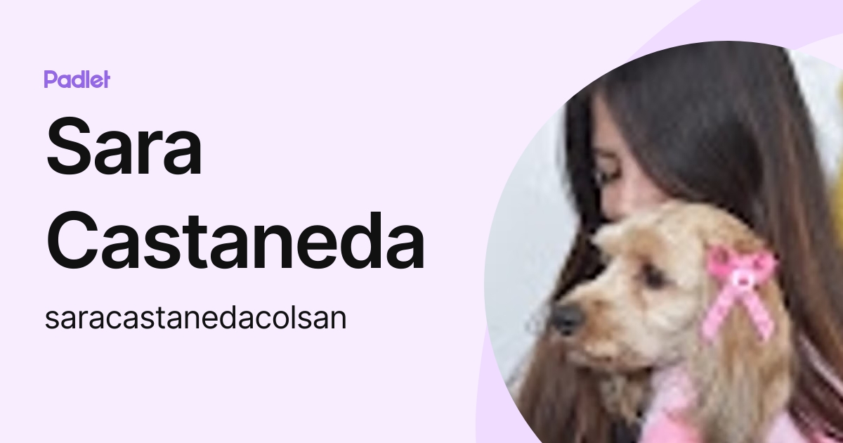 Sara Castaneda (saracastanedacolsan) profile | Padlet