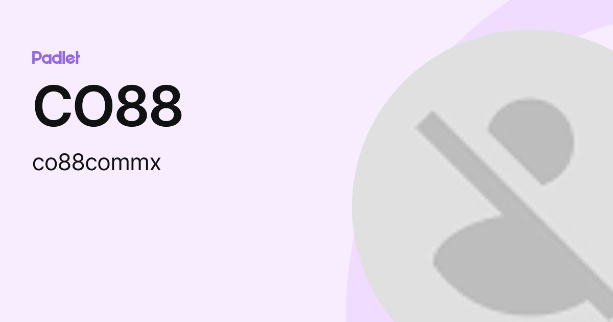 CO88 (co88commx) profile | Padlet