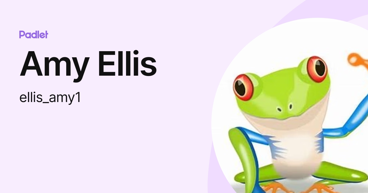 Amy Ellis (ellis_amy1) profile | Padlet
