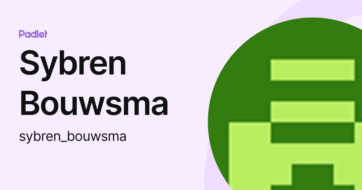 Sybren Bouwsma (sybren_bouwsma) profile | Padlet