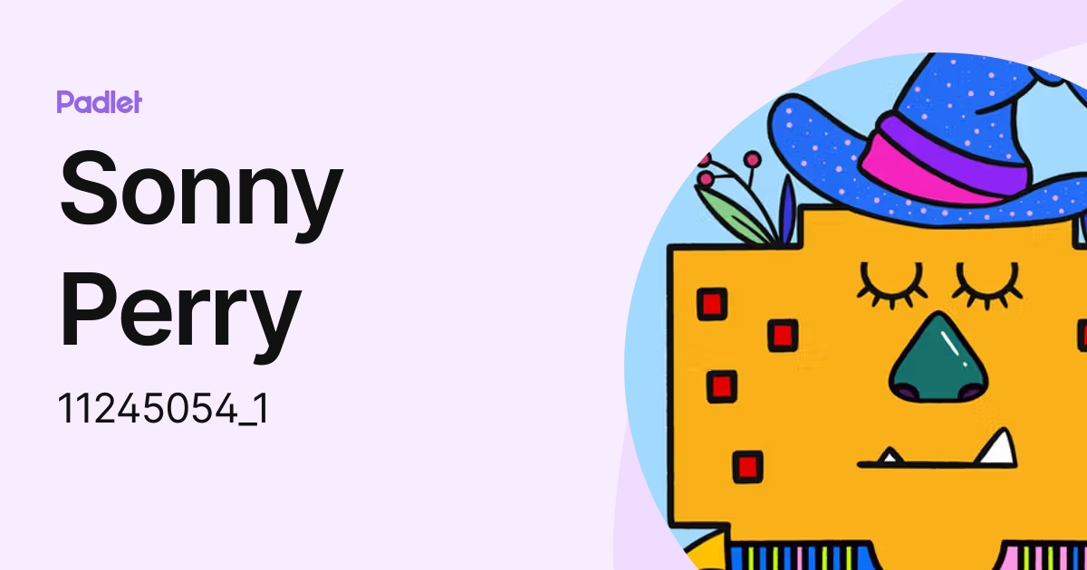 Sonny Perry (11245054_1) profile | Padlet