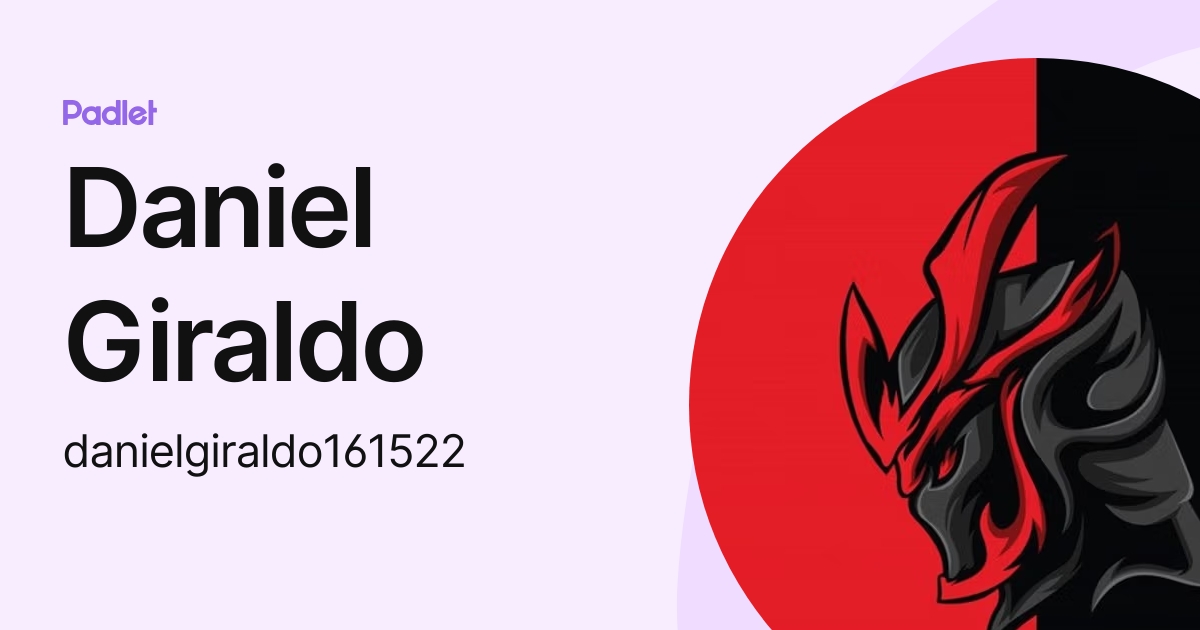 Daniel Giraldo (danielgiraldo161522) profile | Padlet