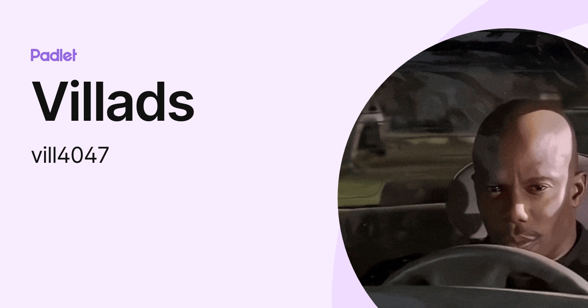 Villads (vill4047) profile | Padlet