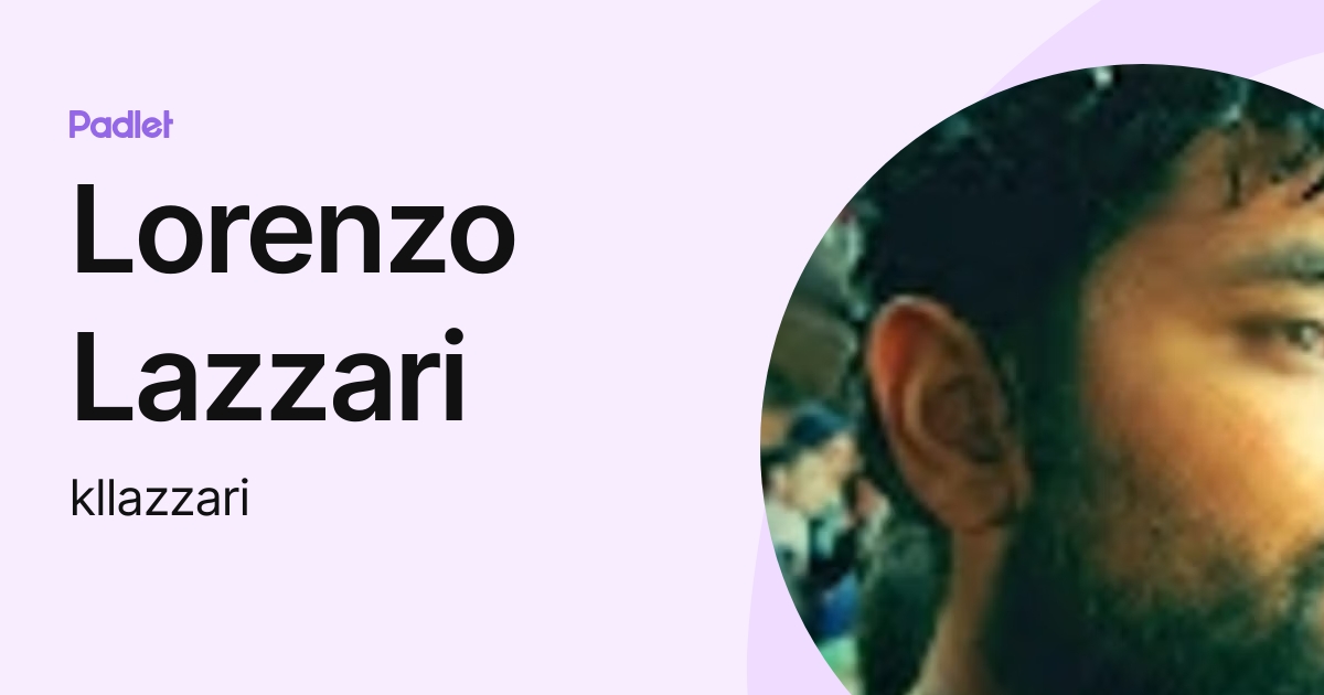 Lorenzo Lazzari (kllazzari) profile | Padlet