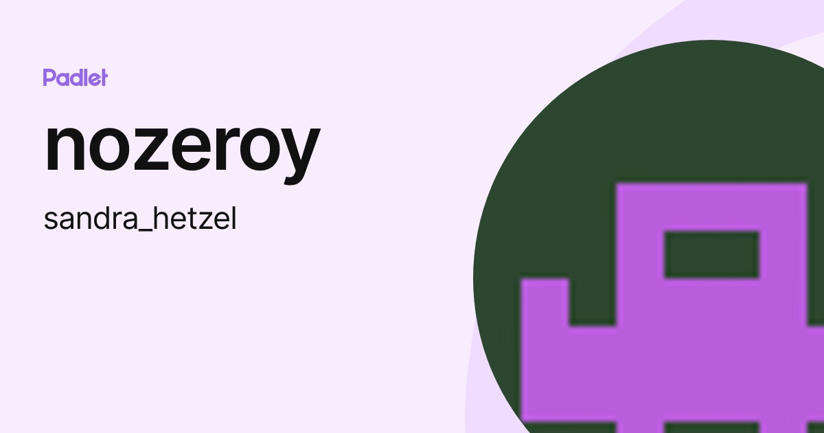 Nozeroy Sandra Hetzel Profile Padlet