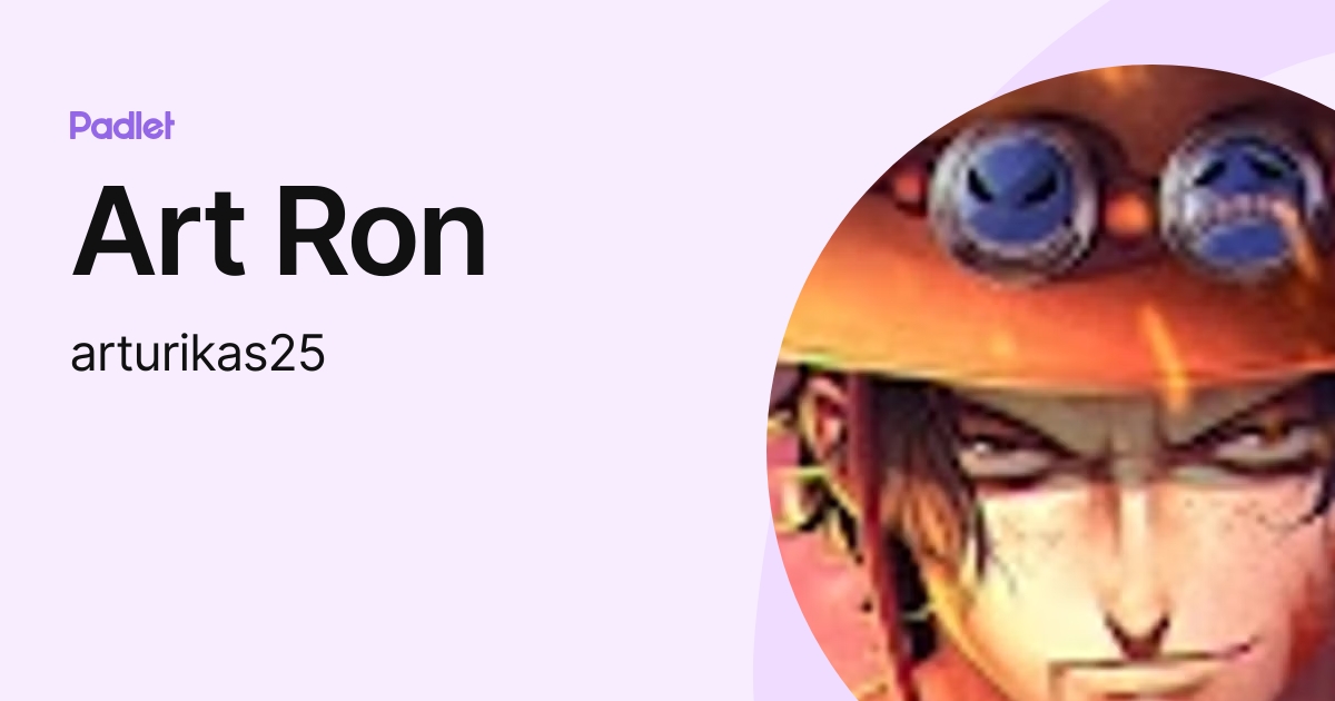 Art Ron (arturikas25) profile | Padlet