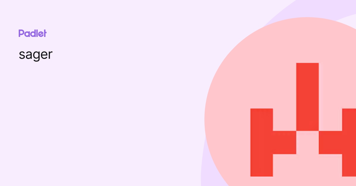 Sager Profile Padlet