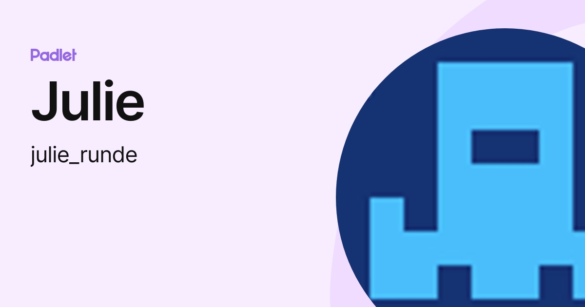 Julie Julie Runde Profile Padlet