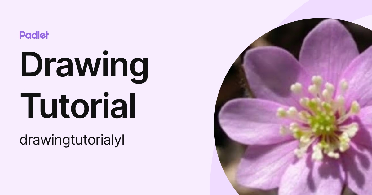 Drawing Tutorial (drawingtutorialyl) profile | Padlet