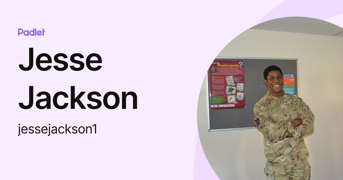 Jesse Jackson (jessejackson1) profile | Padlet
