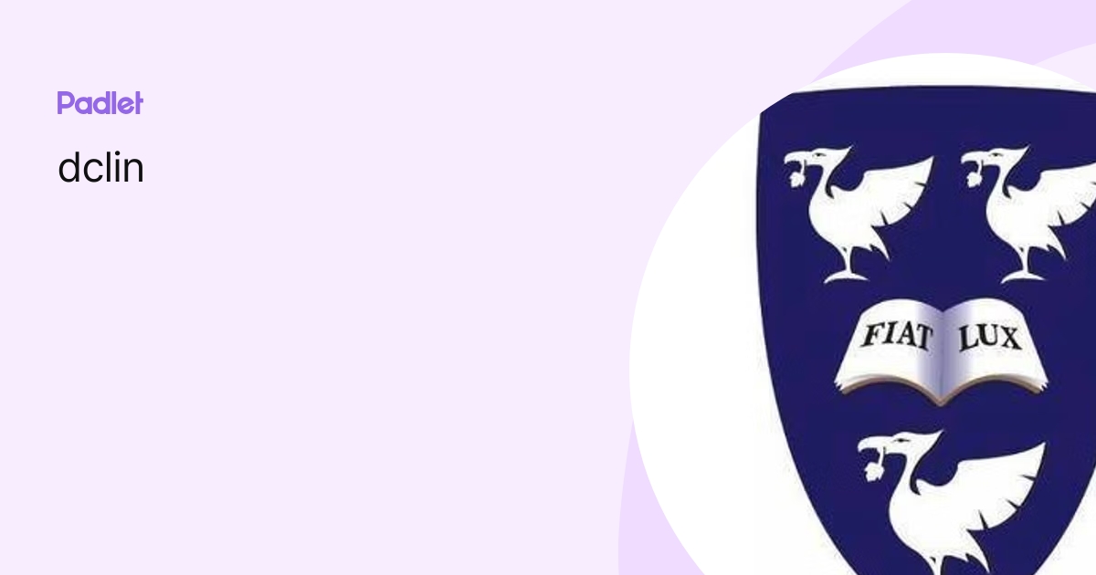 dclin profile | Padlet