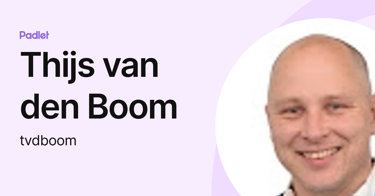 Thijs van den Boom (tvdboom) profile | Padlet