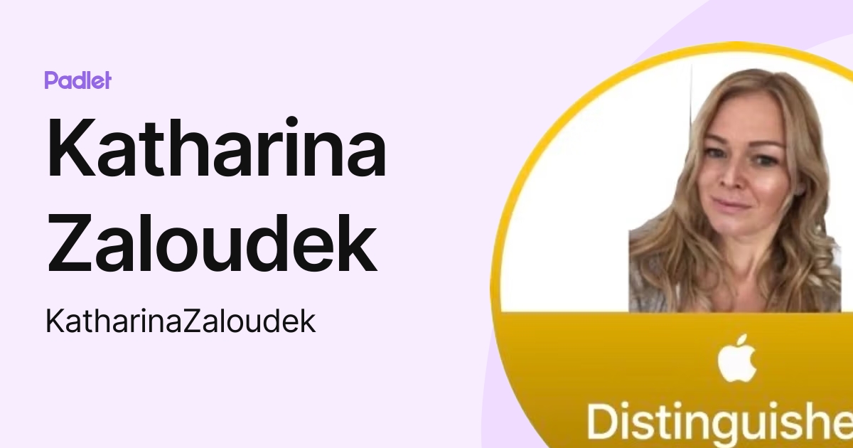 Katharina Zaloudek (KatharinaZaloudek) profile | Padlet