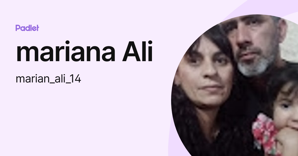 mariana Ali (marian_ali_14) profile | Padlet