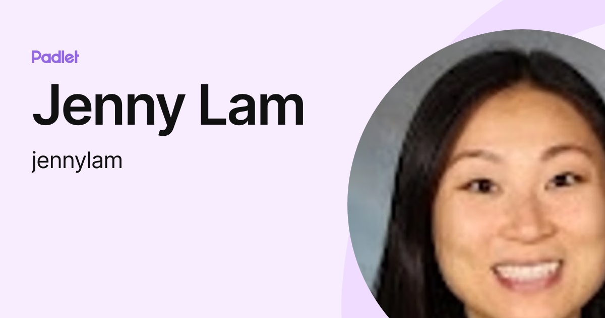 Jenny Lam (jennylam) profile | Padlet