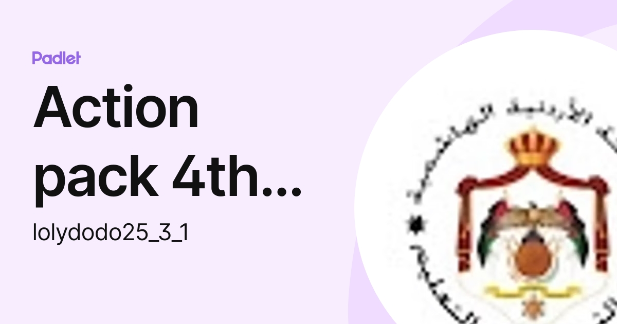 Action pack 4th grade & 3rd grade (lolydodo25) profile | Padlet