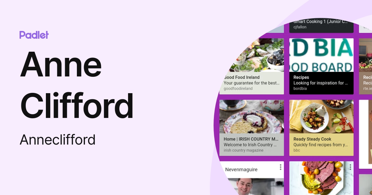 Anne Clifford (Anneclifford) profile | Padlet