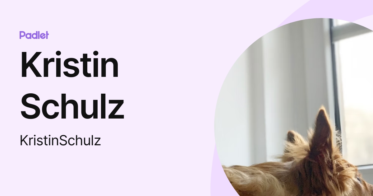 Kristin Schulz (KristinSchulz) profile | Padlet
