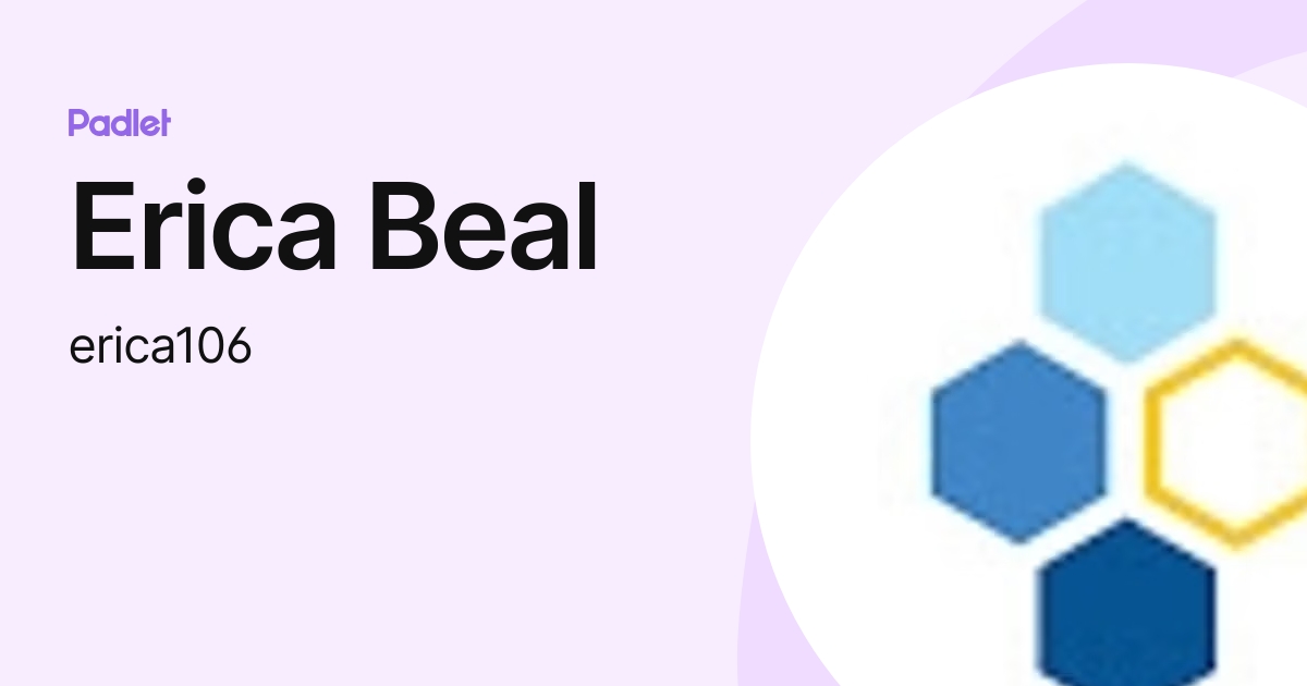 Erica Beal (erica106) profile | Padlet