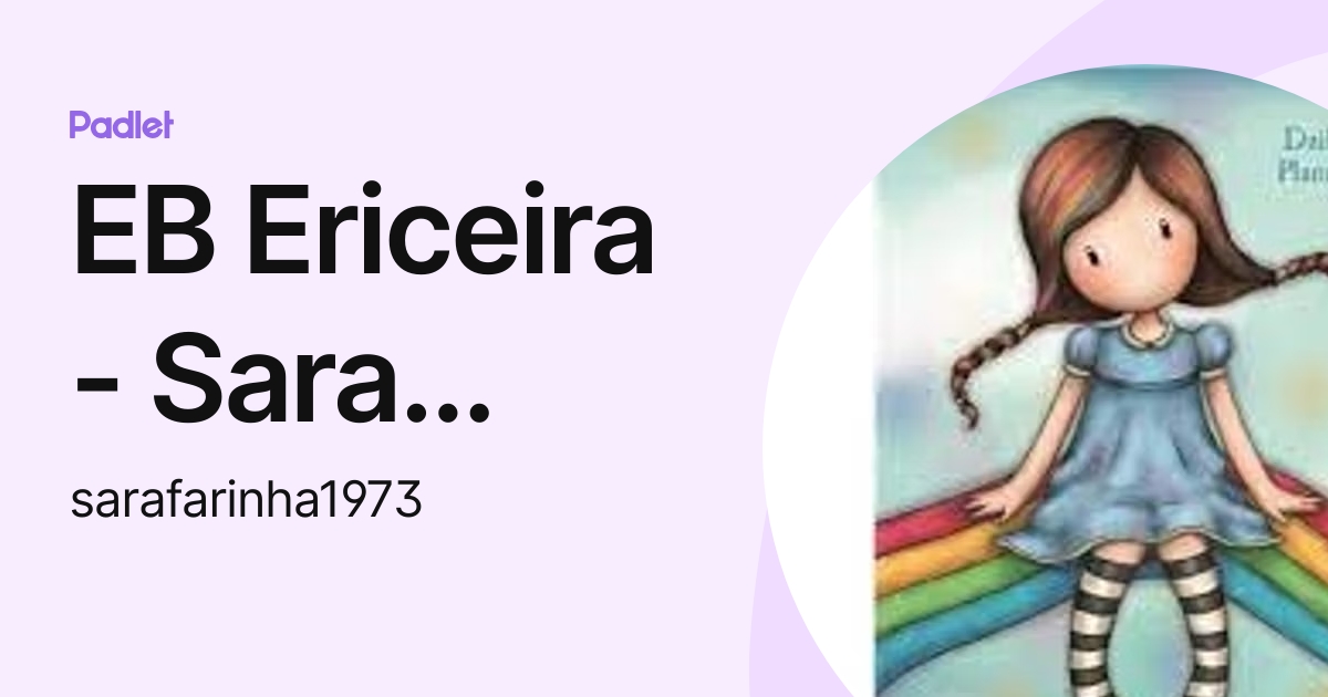 EB Ericeira - Sara Gouveia (sarafarinha1973) profile | Padlet