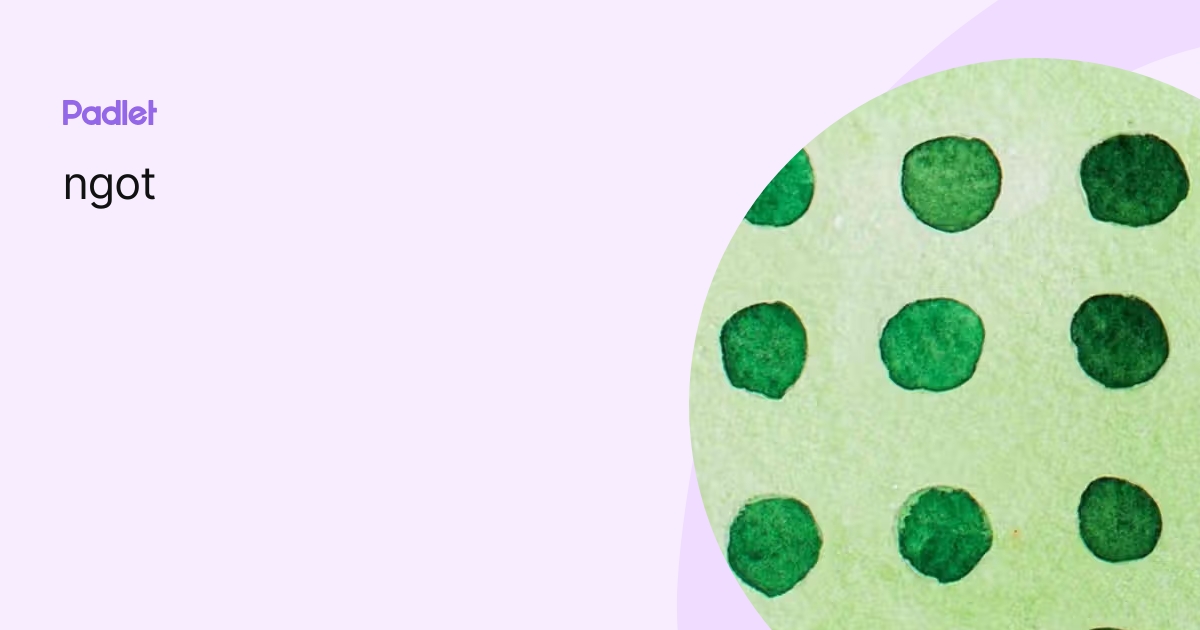 ngot profile | Padlet