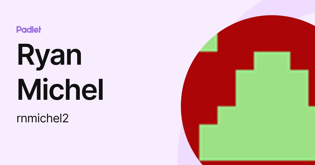 Ryan Michel (rnmichel2) profile | Padlet