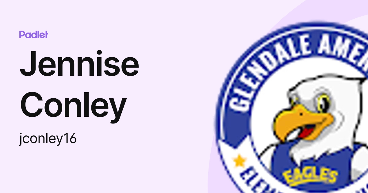 Jennise Conley (jconley16) profile | Padlet