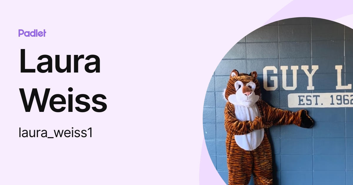 Laura Weiss (laura_weiss1) profile | Padlet